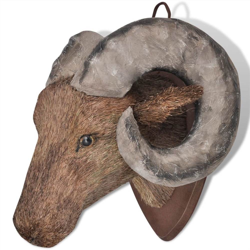 Ram Head Wall Mounted Decoration Natural Looking