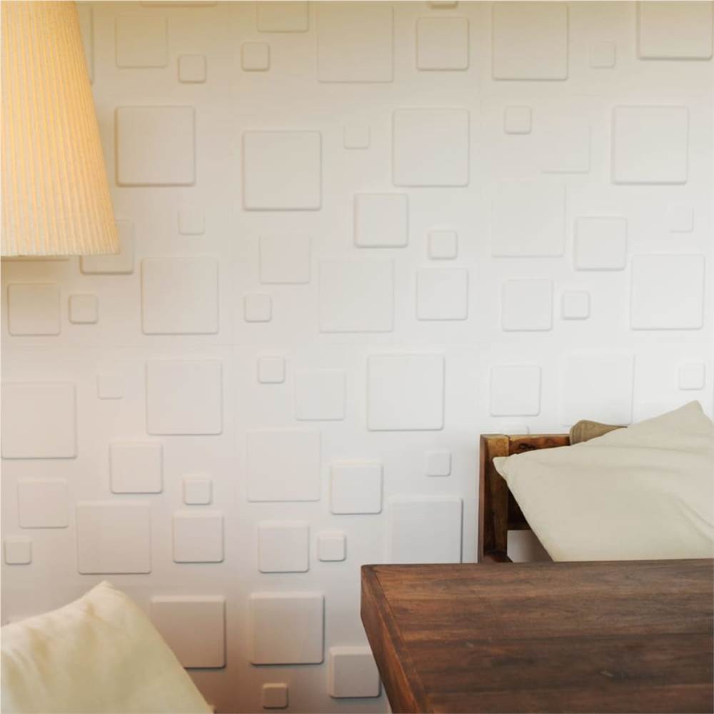 WallArt 3D Wall Panels Squares 12 pcs GA-WA09