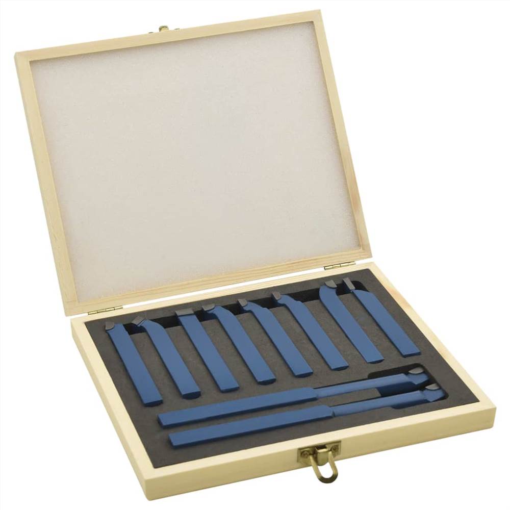 11 Pieces Carbide Turning Tool Set 10x10 mm P30