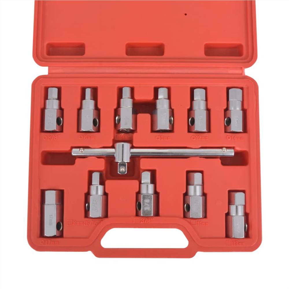 3/8" Oil Drain Sump Plug Key Set