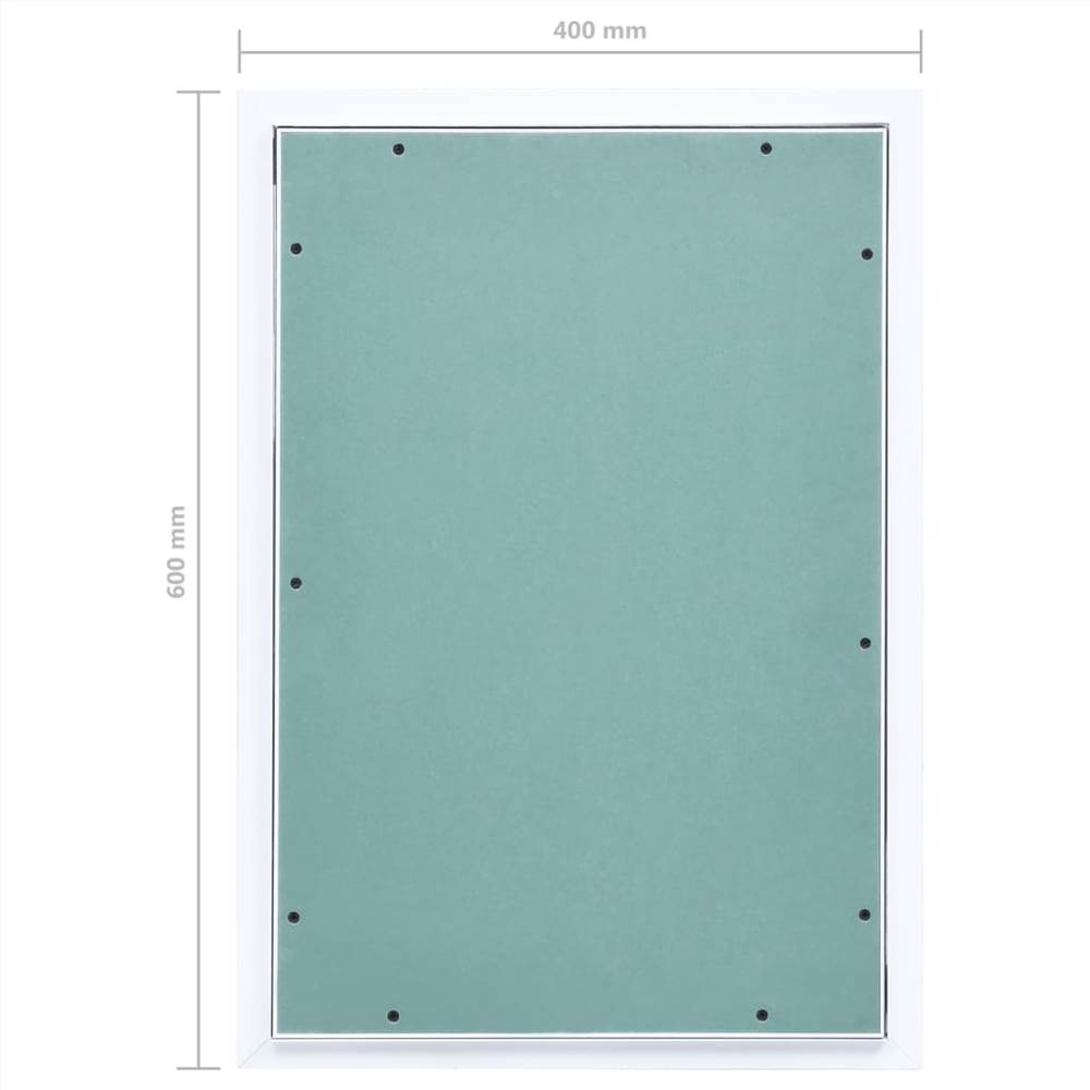 Access Panel with Aluminium Frame and Plasterboard 400x600 mm