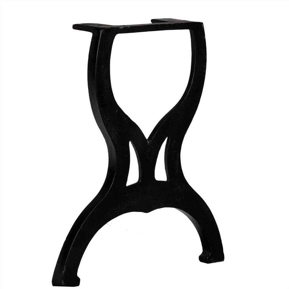 Bench Legs 2 pcs X-Frame Cast Iron