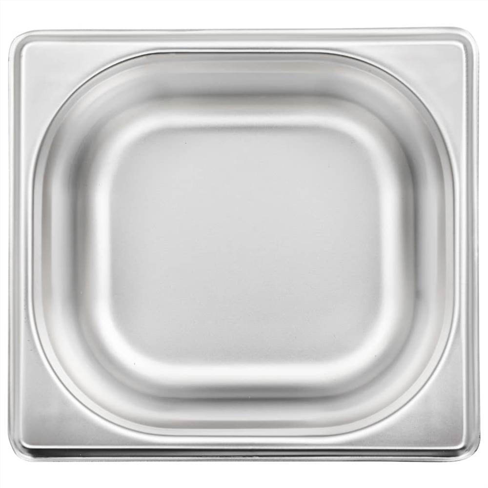Gastronorm Containers 12 pcs GN 1/6 65 mm Stainless Steel