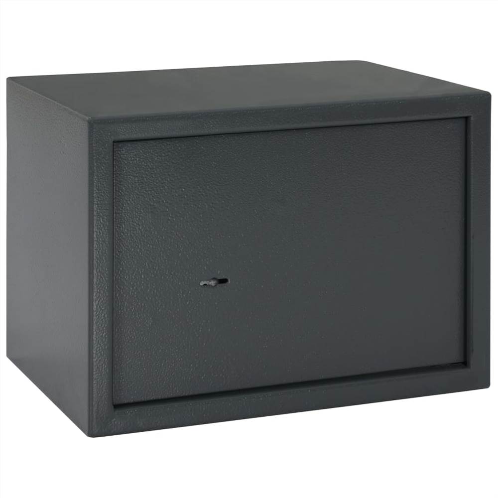 Mechanical Safe Dark Grey 35x25x25 cm Steel
