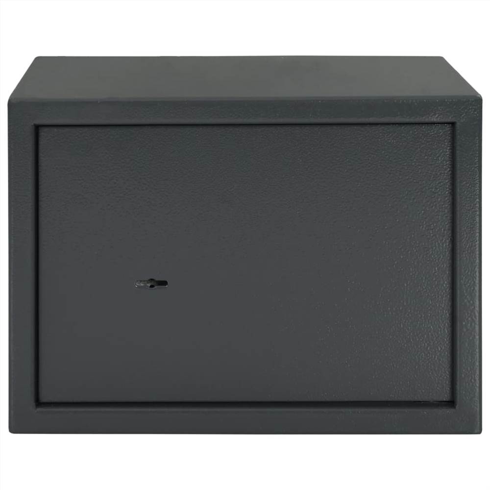 Mechanical Safe Dark Grey 35x25x25 cm Steel
