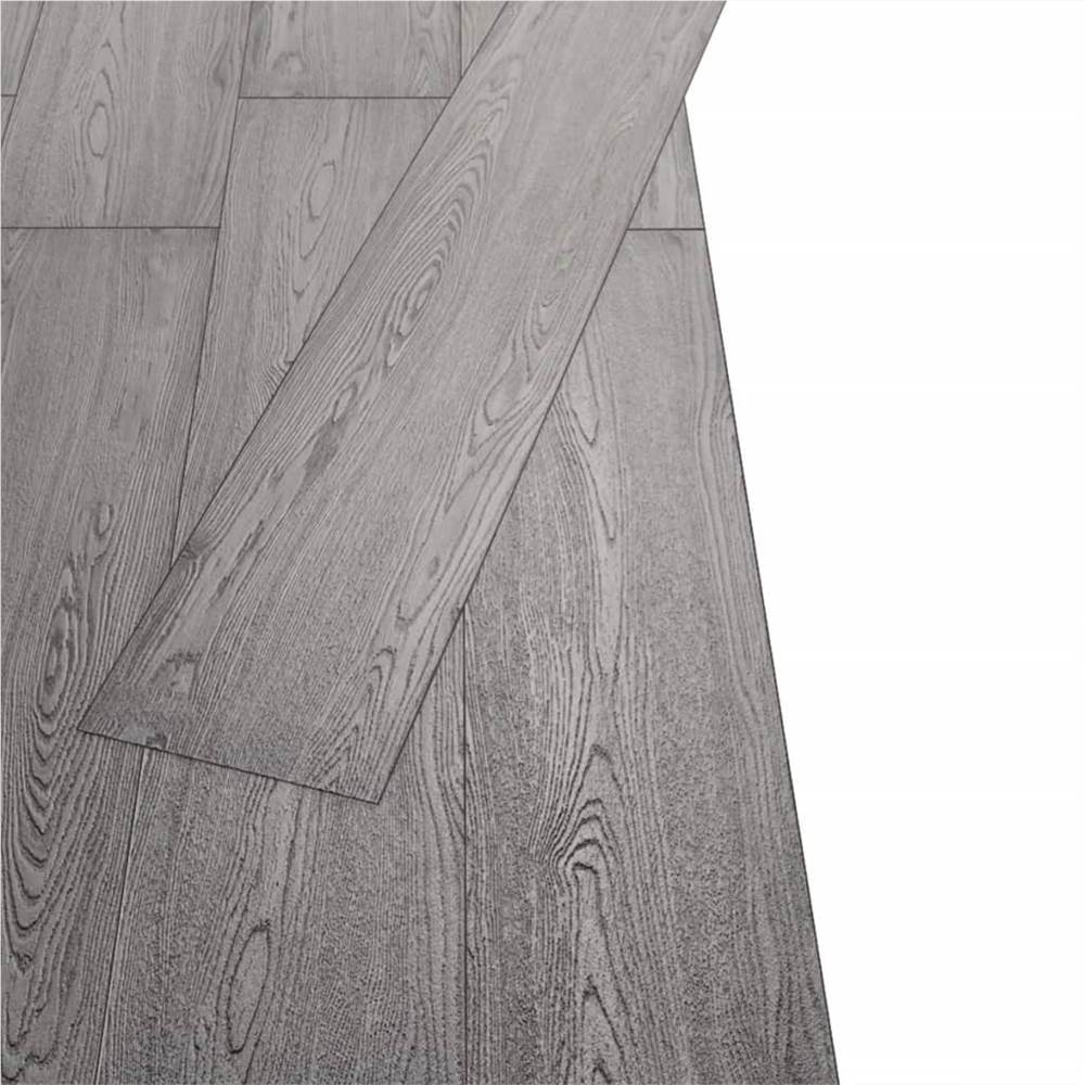 PVC Flooring Planks 5.26 m² 2 mm Dark Grey