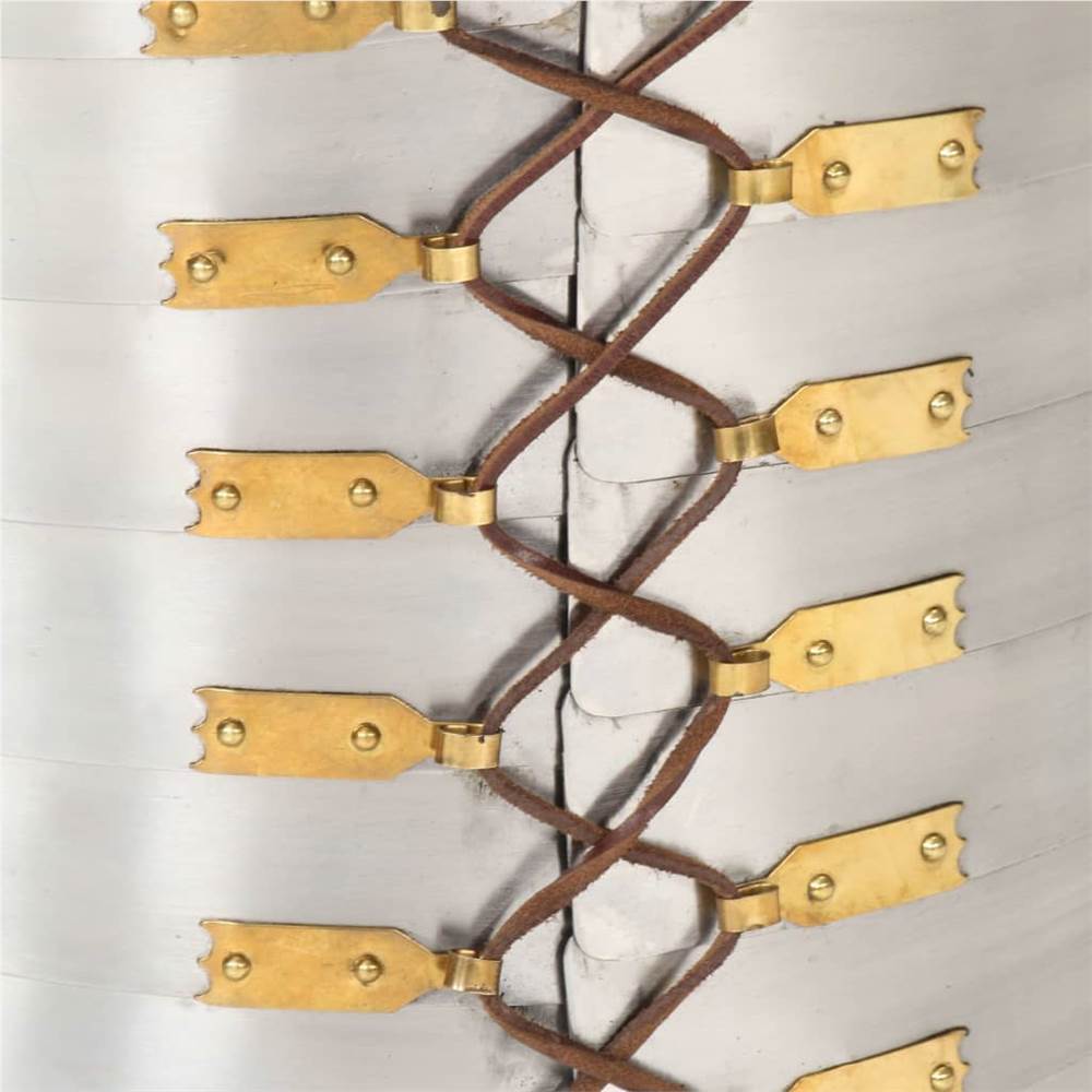 Roman Soldier Body Armour Replica LARP Silver Steel