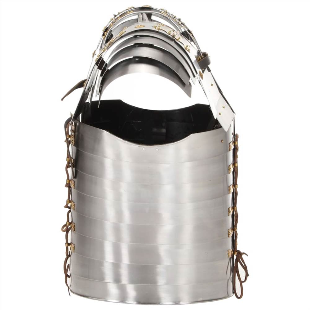 Roman Soldier Body Armour Replica LARP Silver Steel