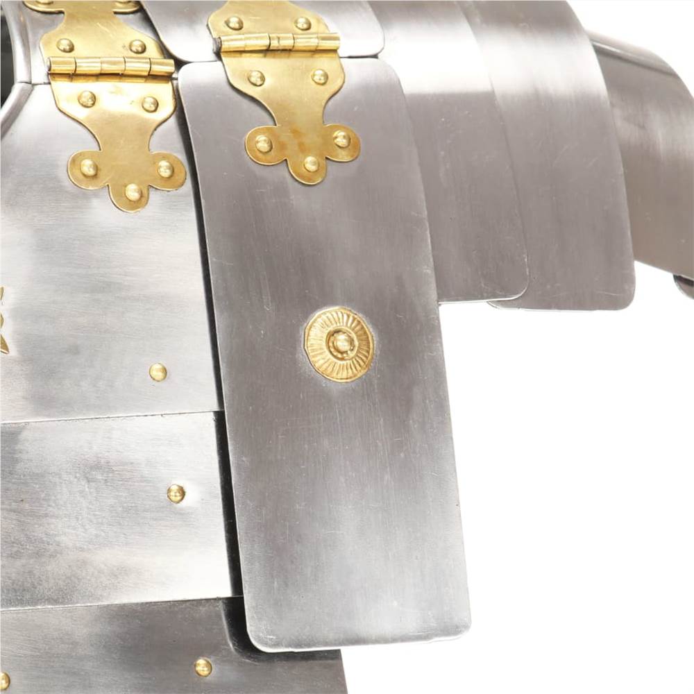 Roman Soldier Body Armour Replica LARP Silver Steel
