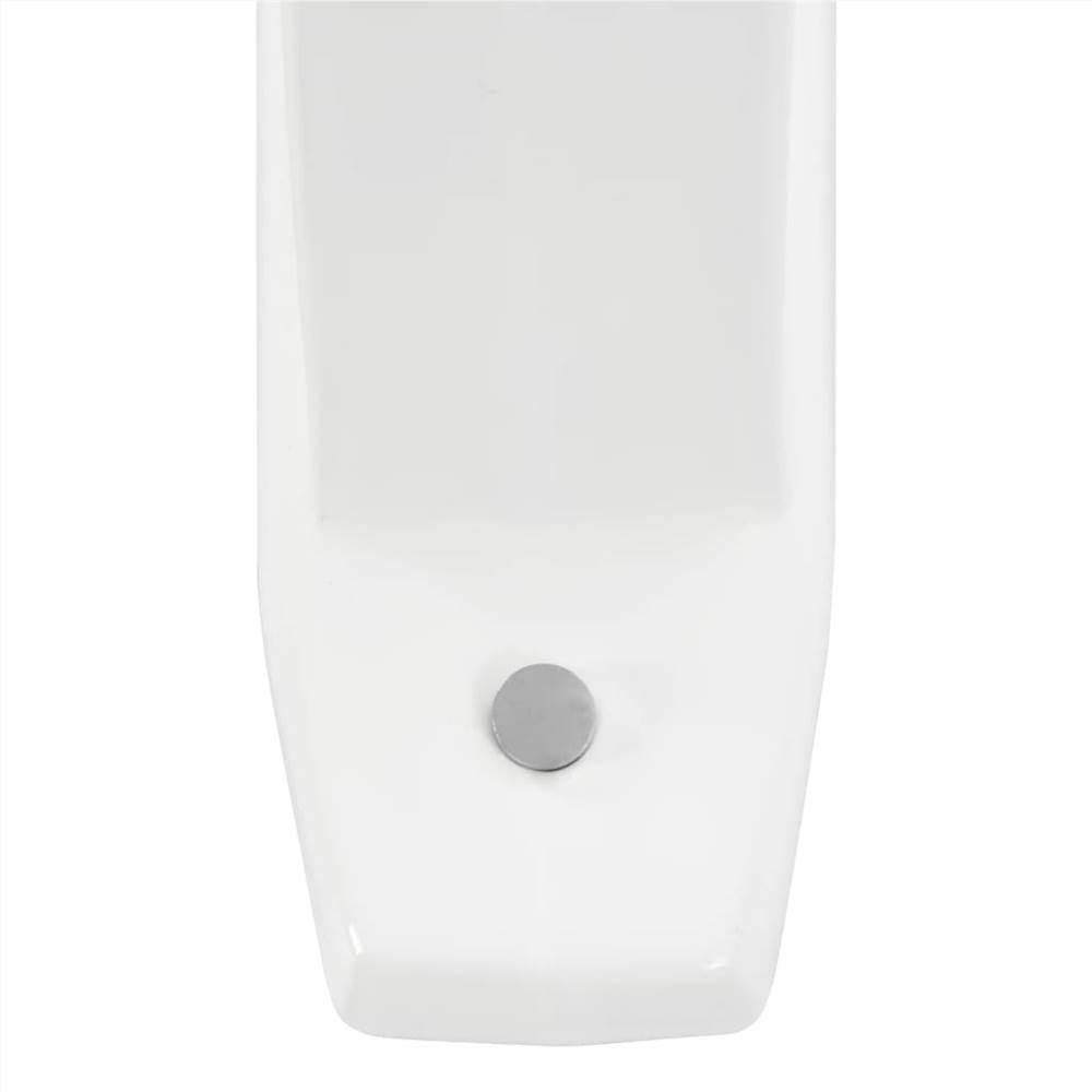 Wall-mounted Urinal Privacy Screen Ceramic White