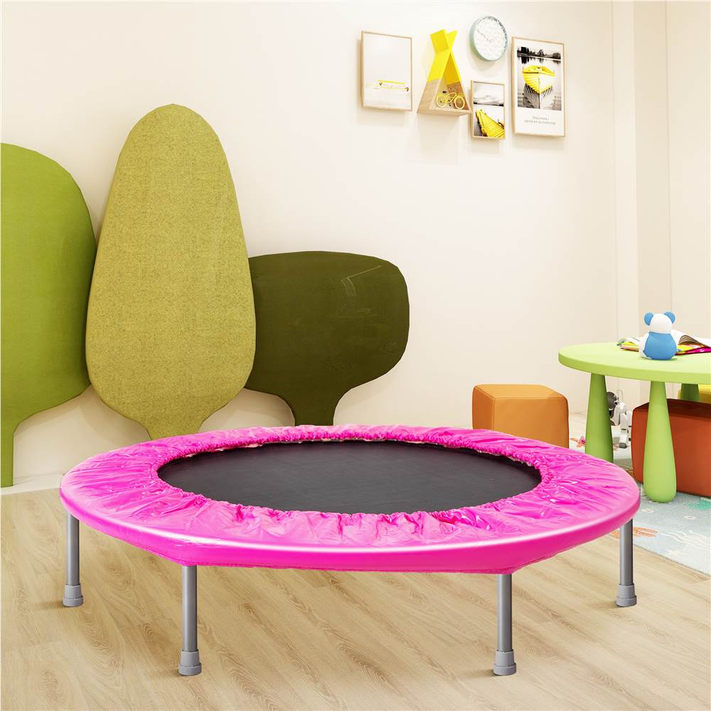 38 Inch Mini Trampoline Pink