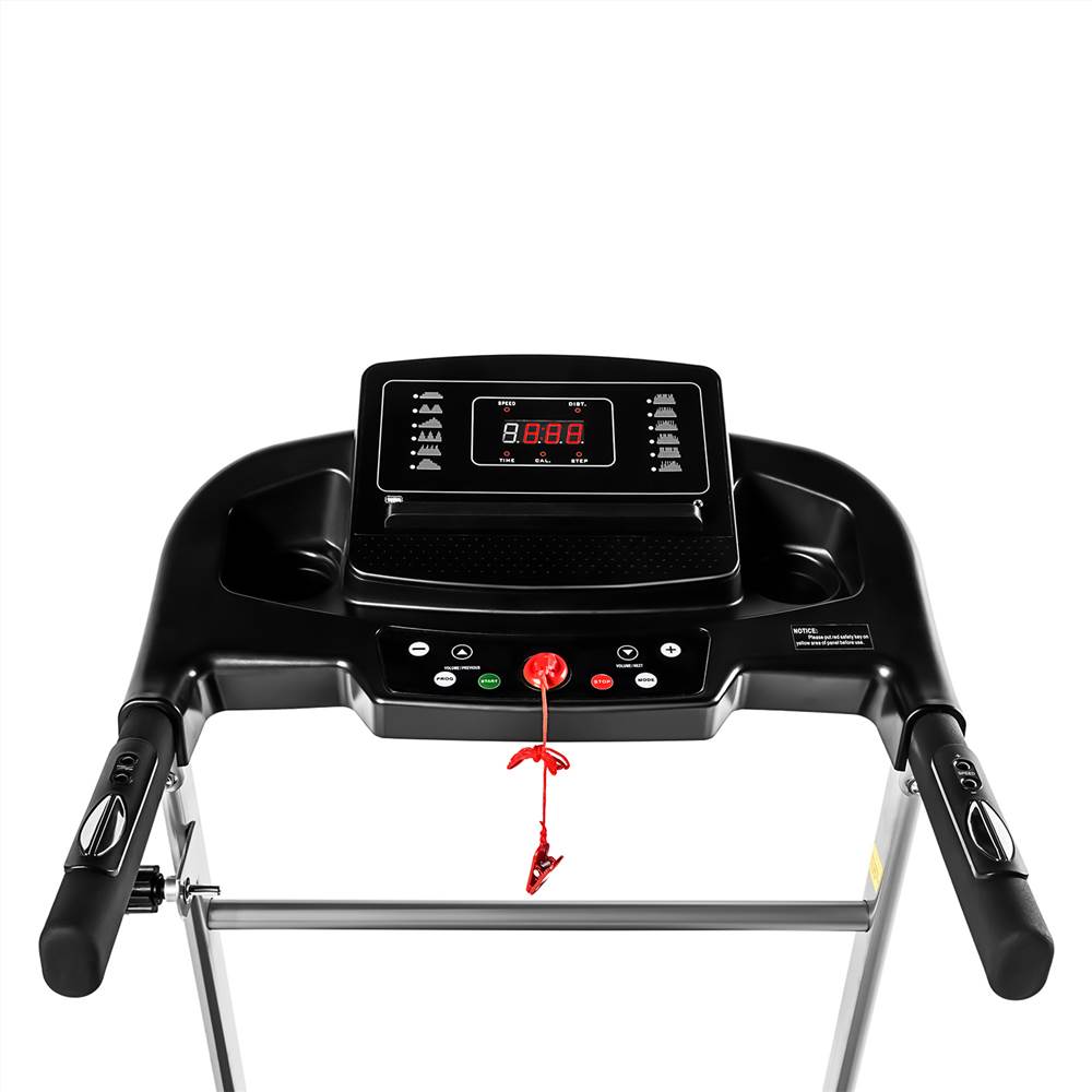 Folding Treadmill 2.25HP Desktop Electric Treadmill Black