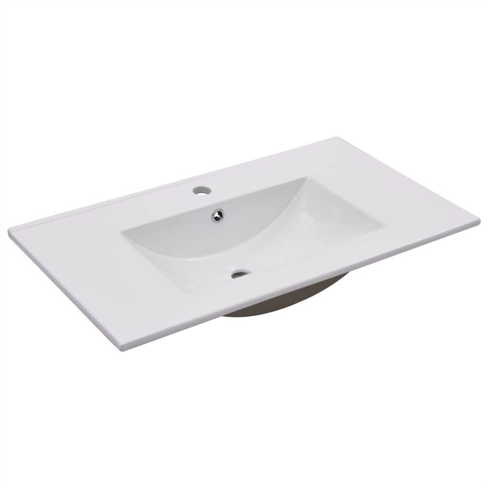Built-in Basin 80.5x46.3x17.5 cm Ceramic White