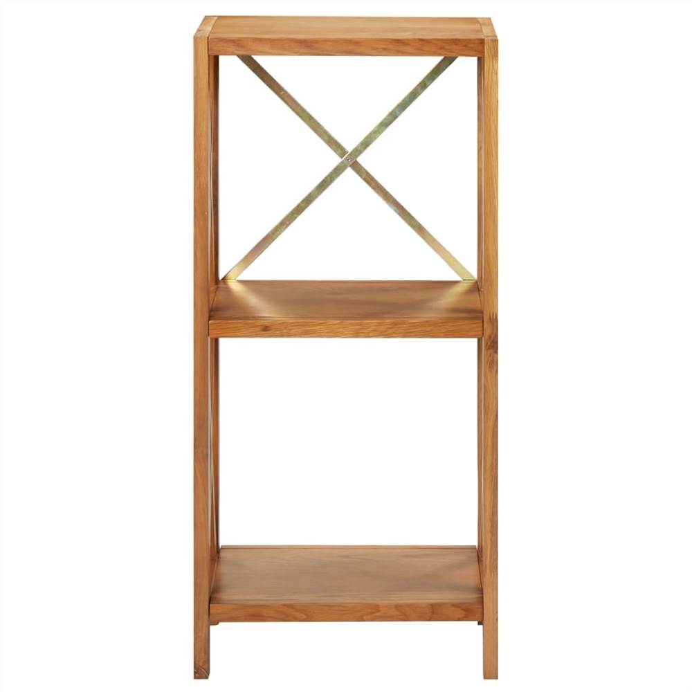 3-Tier Shelf 40x30x87 cm Solid Oak Wood