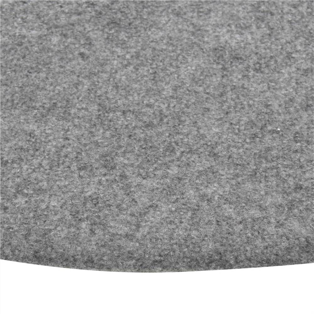 Artificial Grass with Studs Dia.95 cm Grey Round