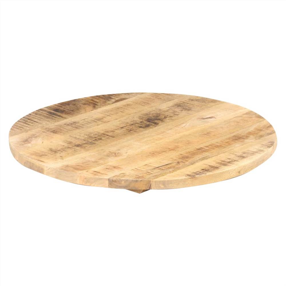 Table Top Solid Mango Wood Round 25-27 mm 80 cm