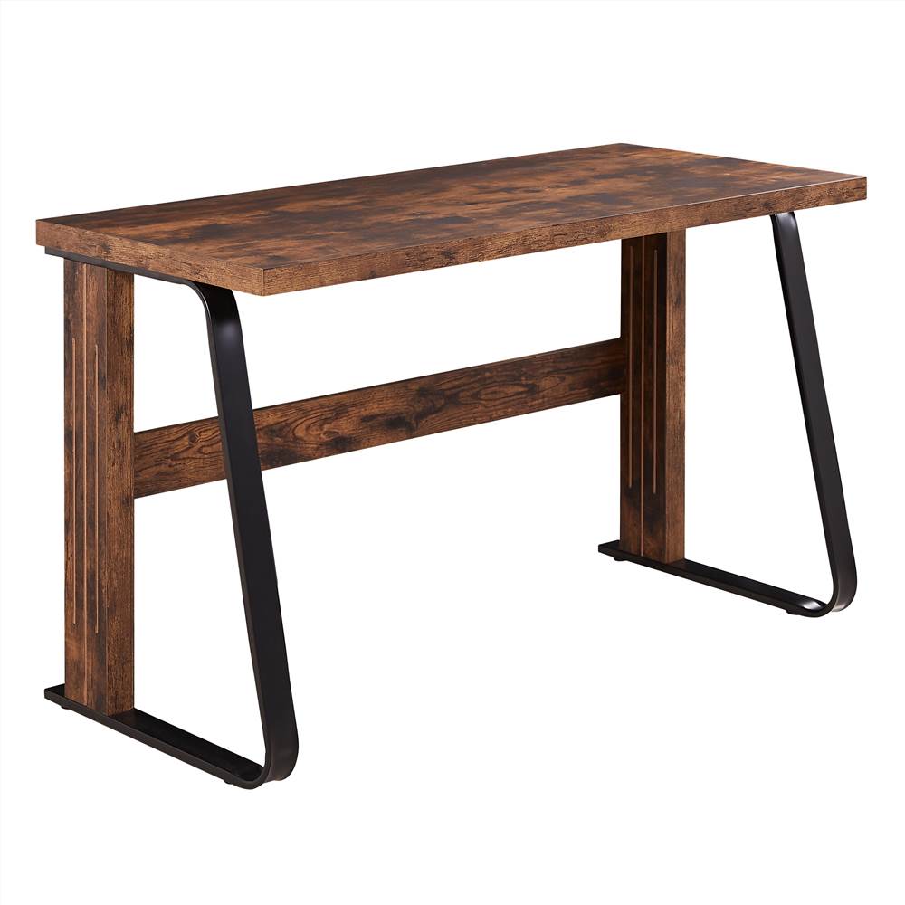 Home Office Computer Desk Steel Frame MDF Board Tiger