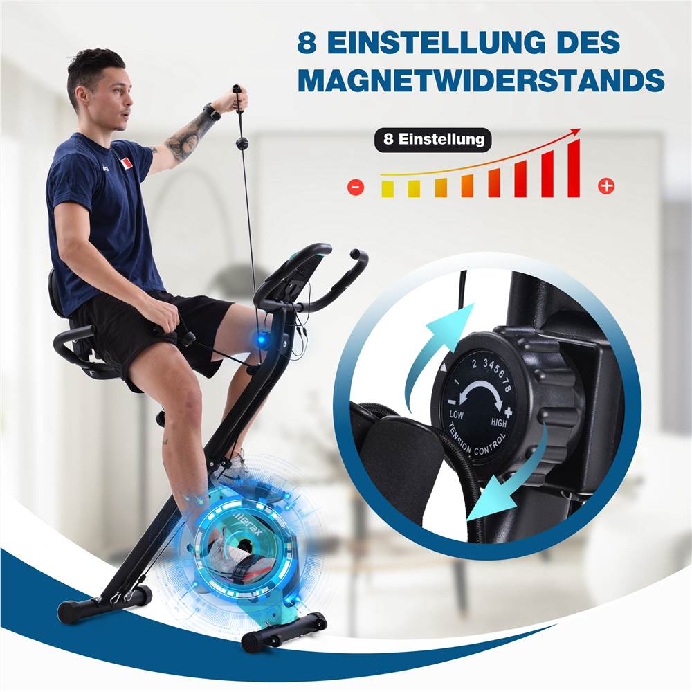X-bike Exercise Bike with Pulse Sensors Blue