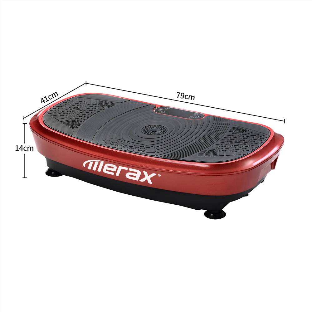 Merax Professional Vibration Plate 3d Rocker Vibration Red