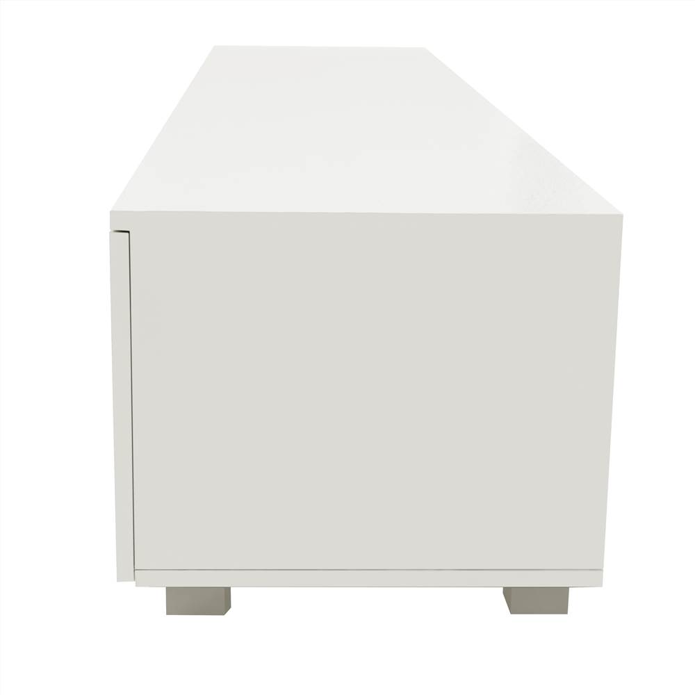 63" TV Stand Suitable for Placing TVs up to 70" White