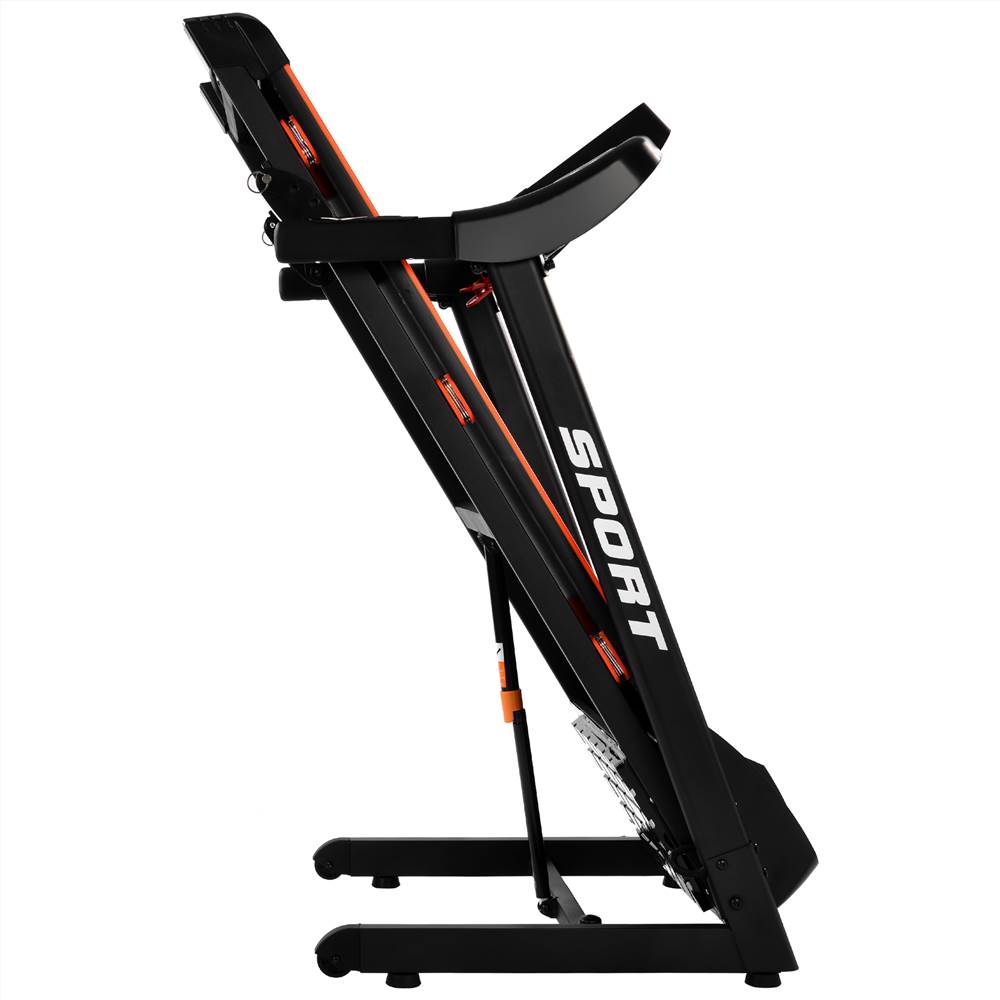 Folding Electric Treadmill With Incline Medium Running Machine ...
