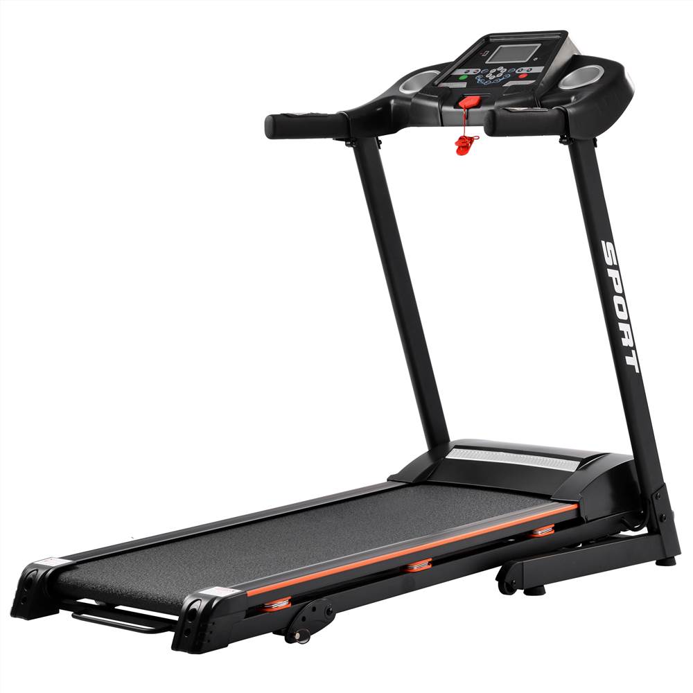 Folding Electric Treadmill With Incline Medium Running Machine ...