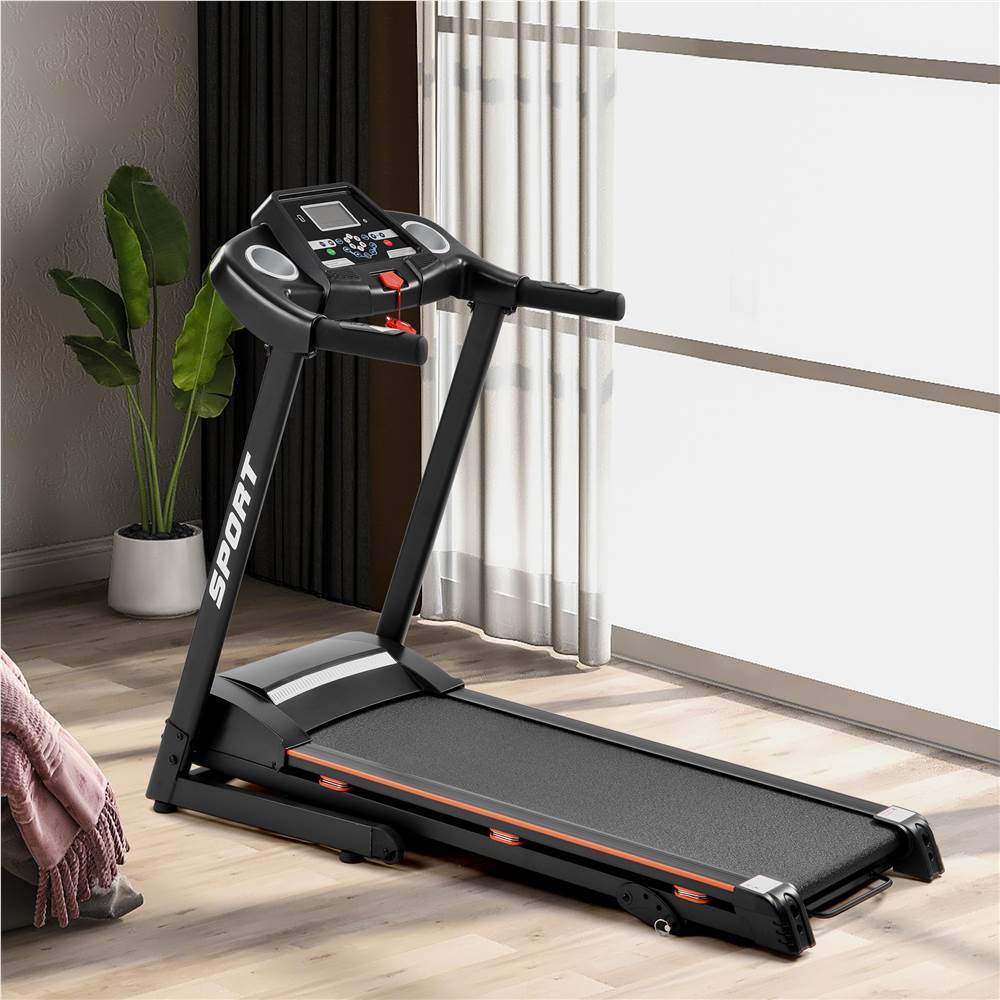 Folding Electric Treadmill With Incline Medium Running Machine ...