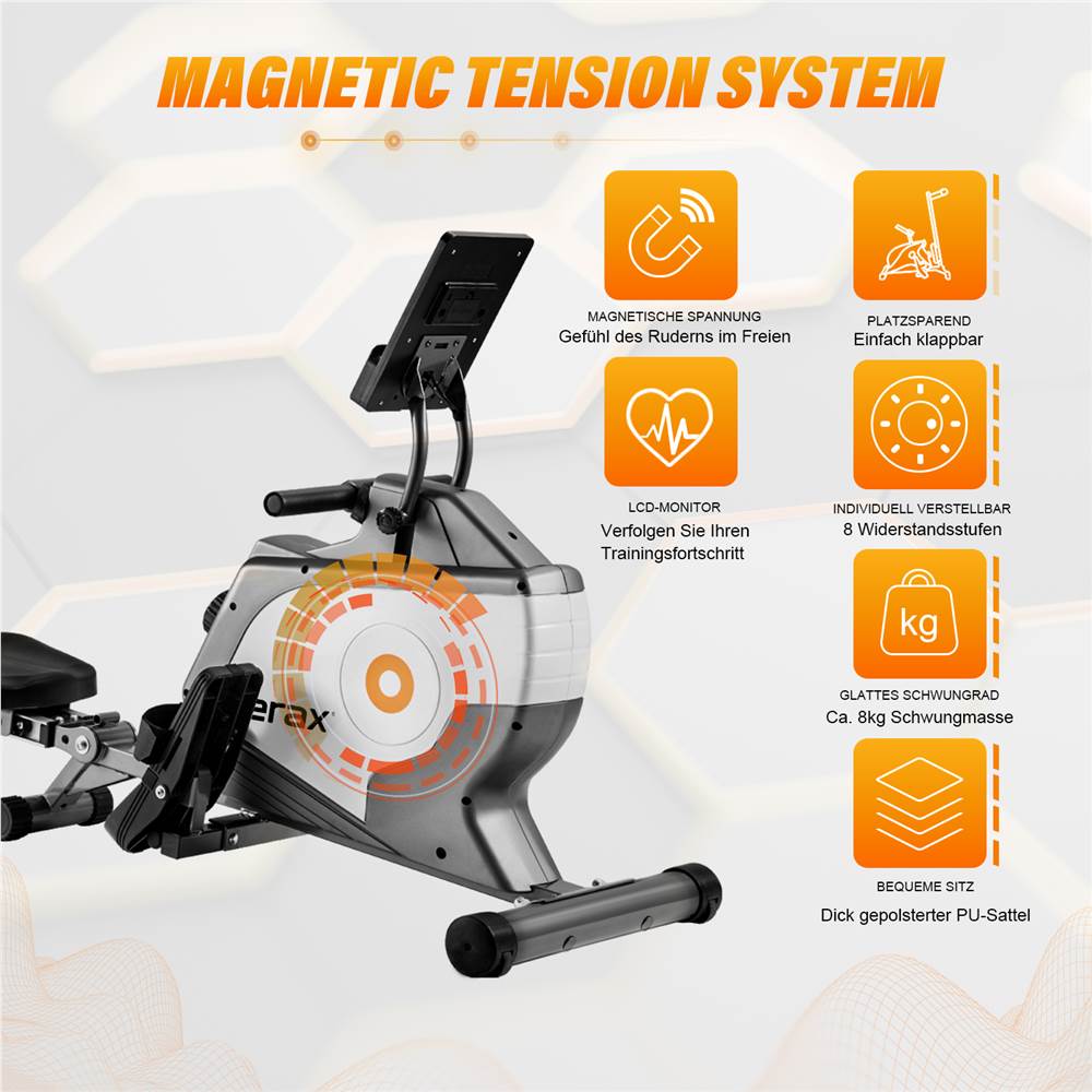Magnetic Rowing Machine Folding Rowing Machine