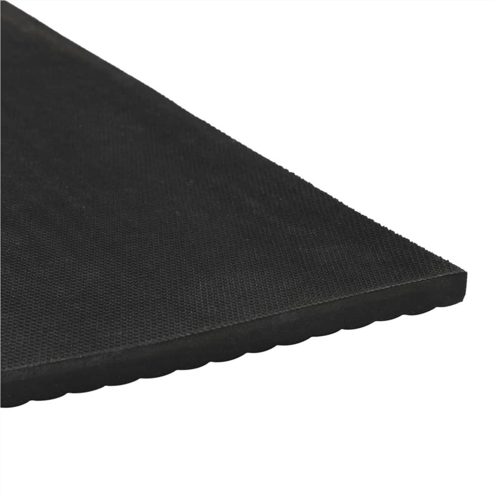 Horse Stable Mat Anti-Slip Rubber 1.2x0.8 m 12 mm Pebble