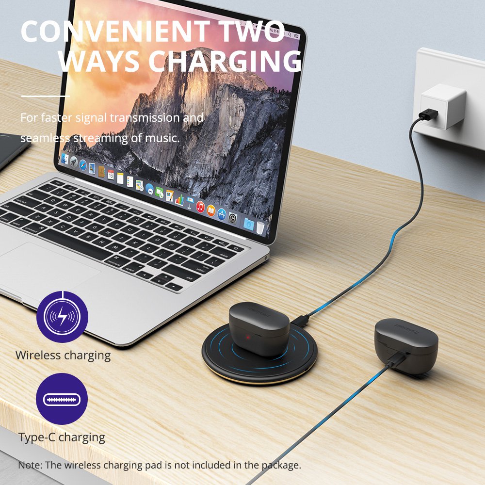 Tronsamrt Apollo Air Plus Qualcomm QCC3046 ANC TWS Earphones Black