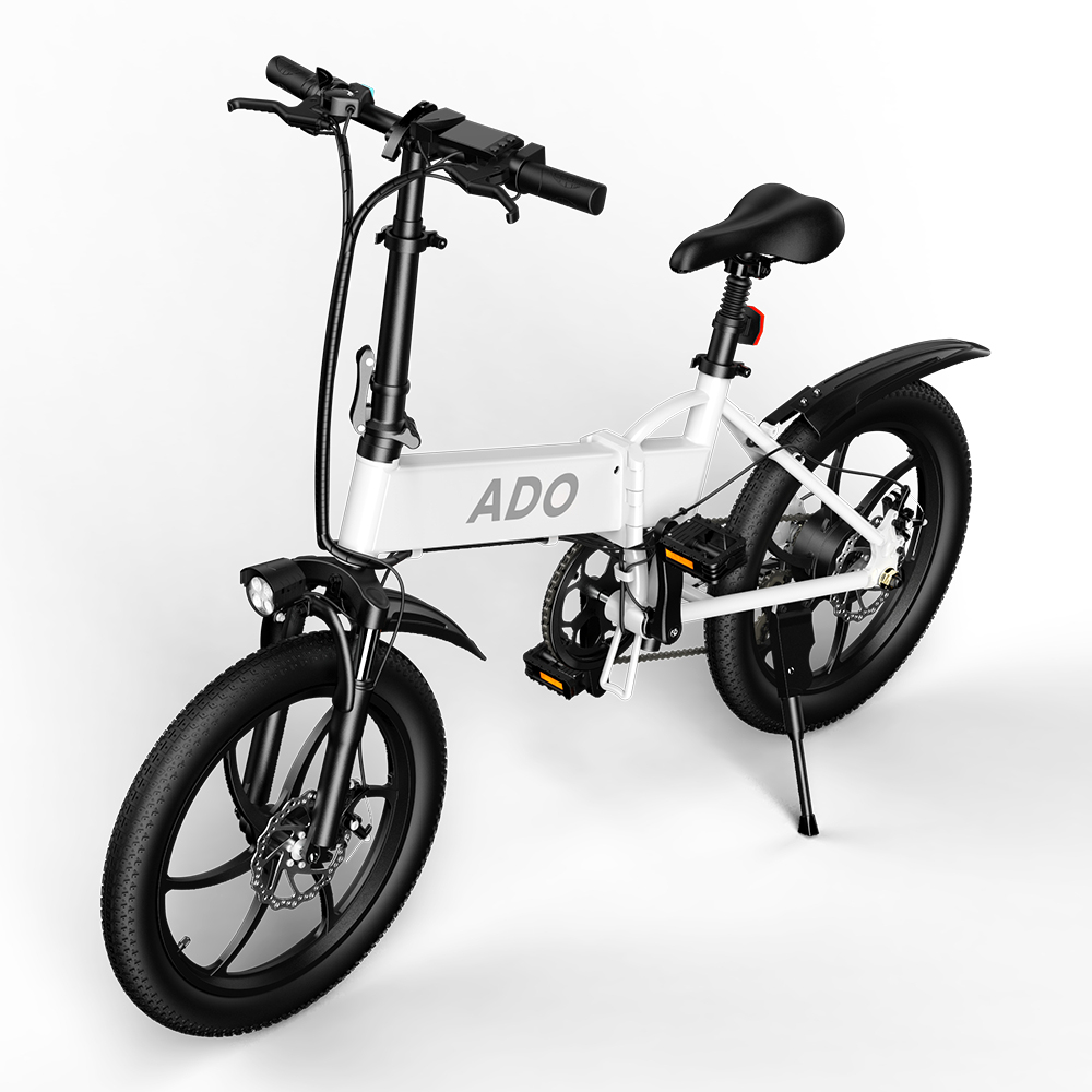 ADO A20 Electric Folding Bike 350W Motor 10.4Ah Battery White