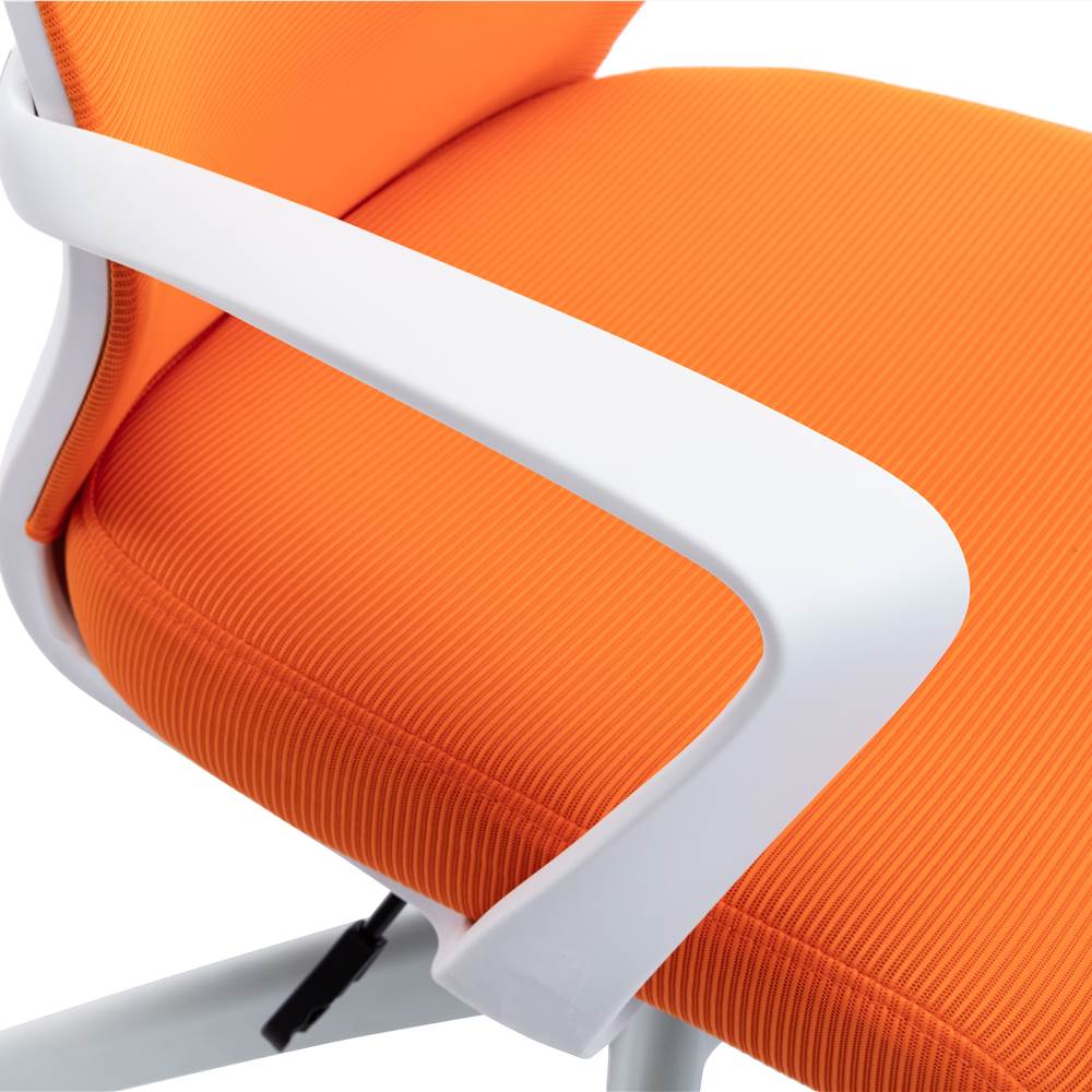 Home Office Mesh Rotatable Chair Height Adjustable Orange
