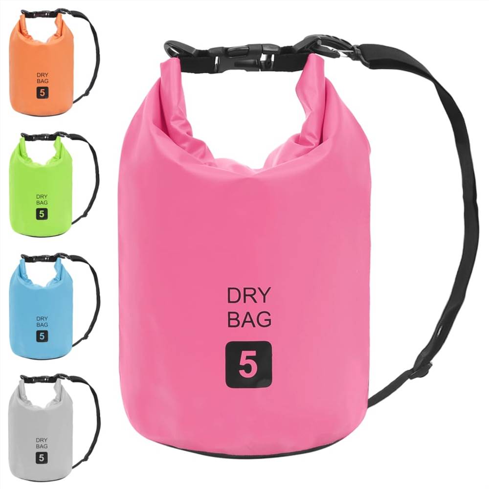 Dry Bag Pink 5 L PVC