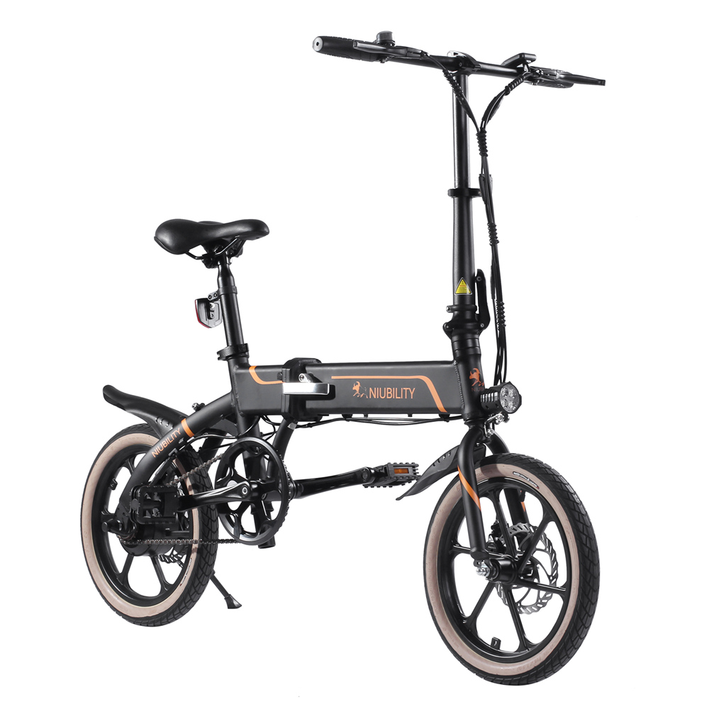 Niubility B16 Electric Mopod Folding Bike 350W Motor 10.4Ah Black