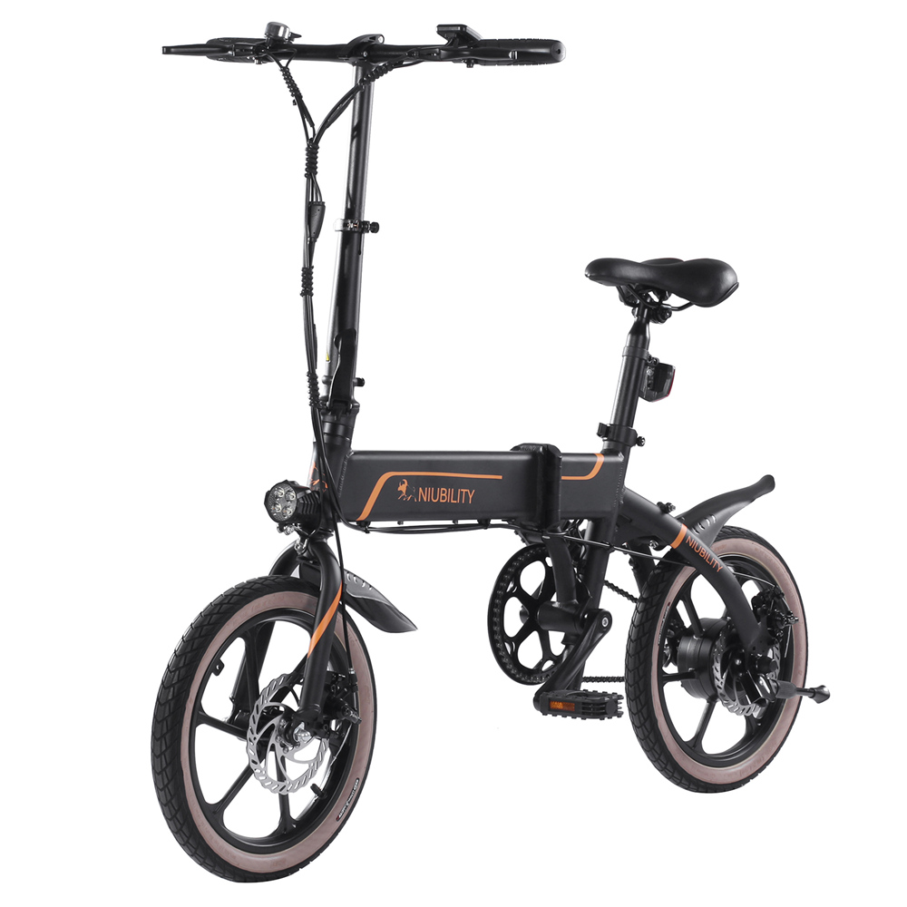 Niubility B16 Electric Mopod Folding Bike 350W Motor 10.4Ah Black