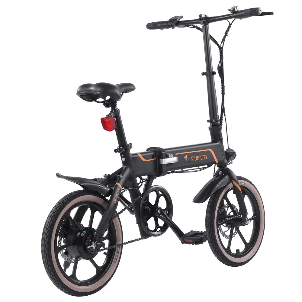 Niubility B16 Electric Mopod Folding Bike 350W Motor 10.4Ah Black
