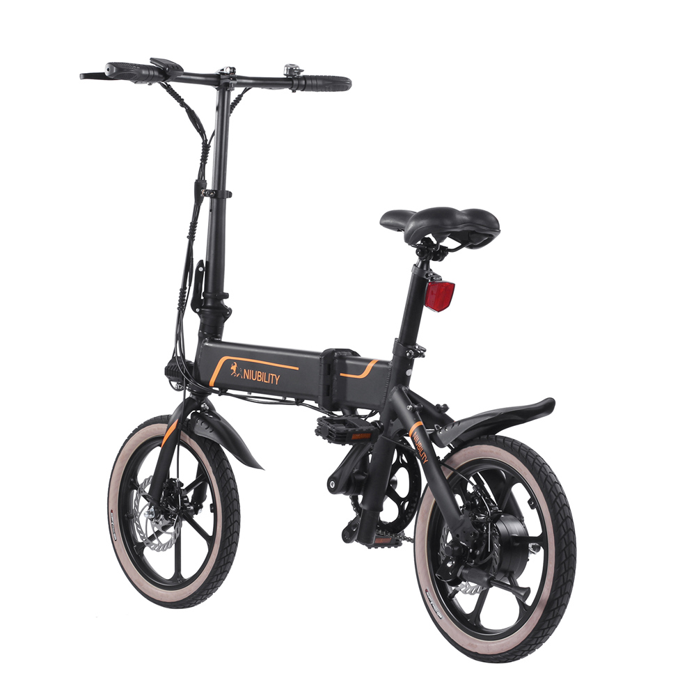 Niubility B16 Electric Mopod Folding Bike 350W Motor 10.4Ah Black
