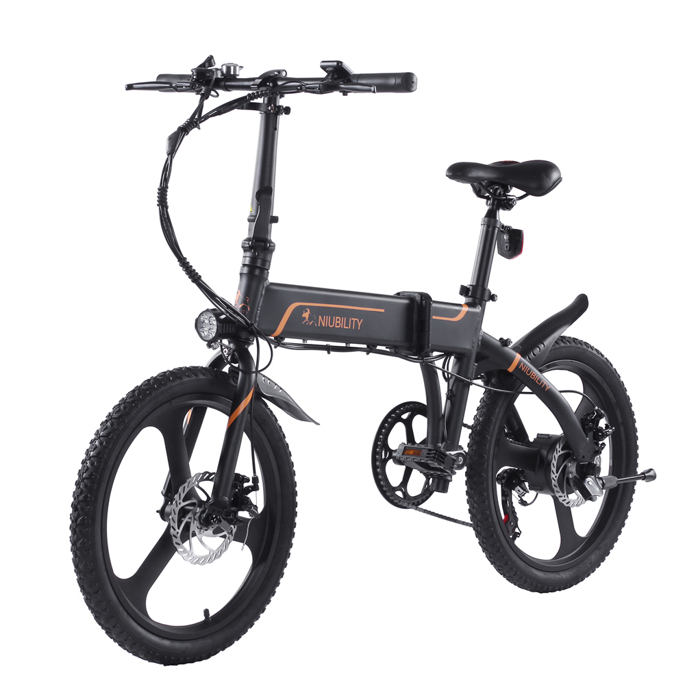 Niubility B20 Electric Mopod Folding Bike 350W Motor 10.4Ah Black