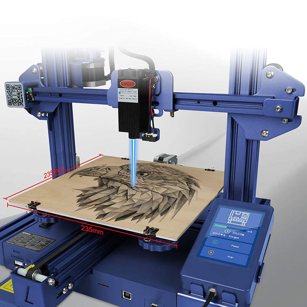 LOTMAXX Shark V2 3D Printer Blue