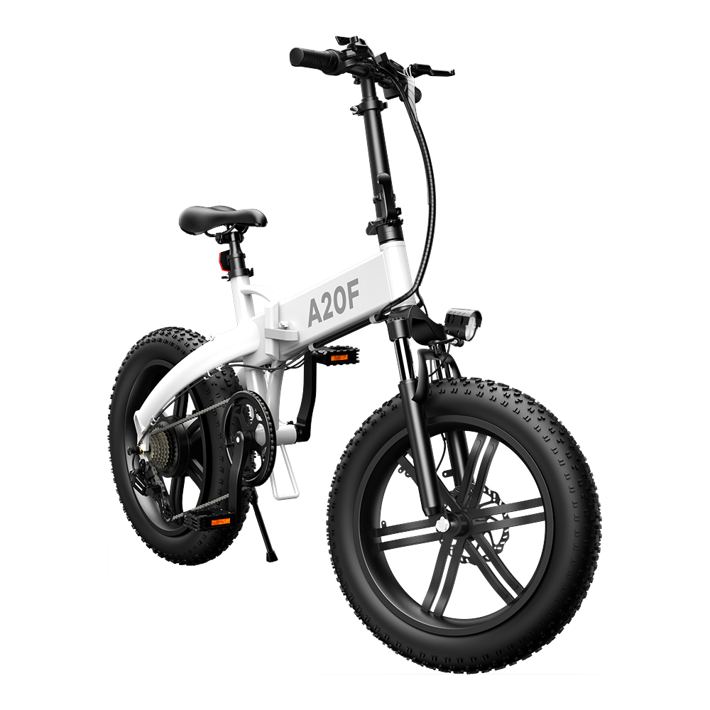 ADO A20F+ Electric Folding Bike 500W Motor 10.4Ah Battery White
