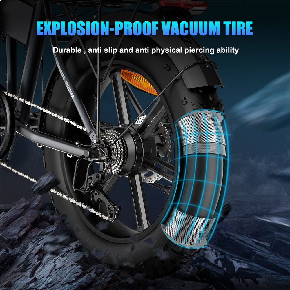 DOCROOUP DS2 Off-road Electric Folding Bike Black