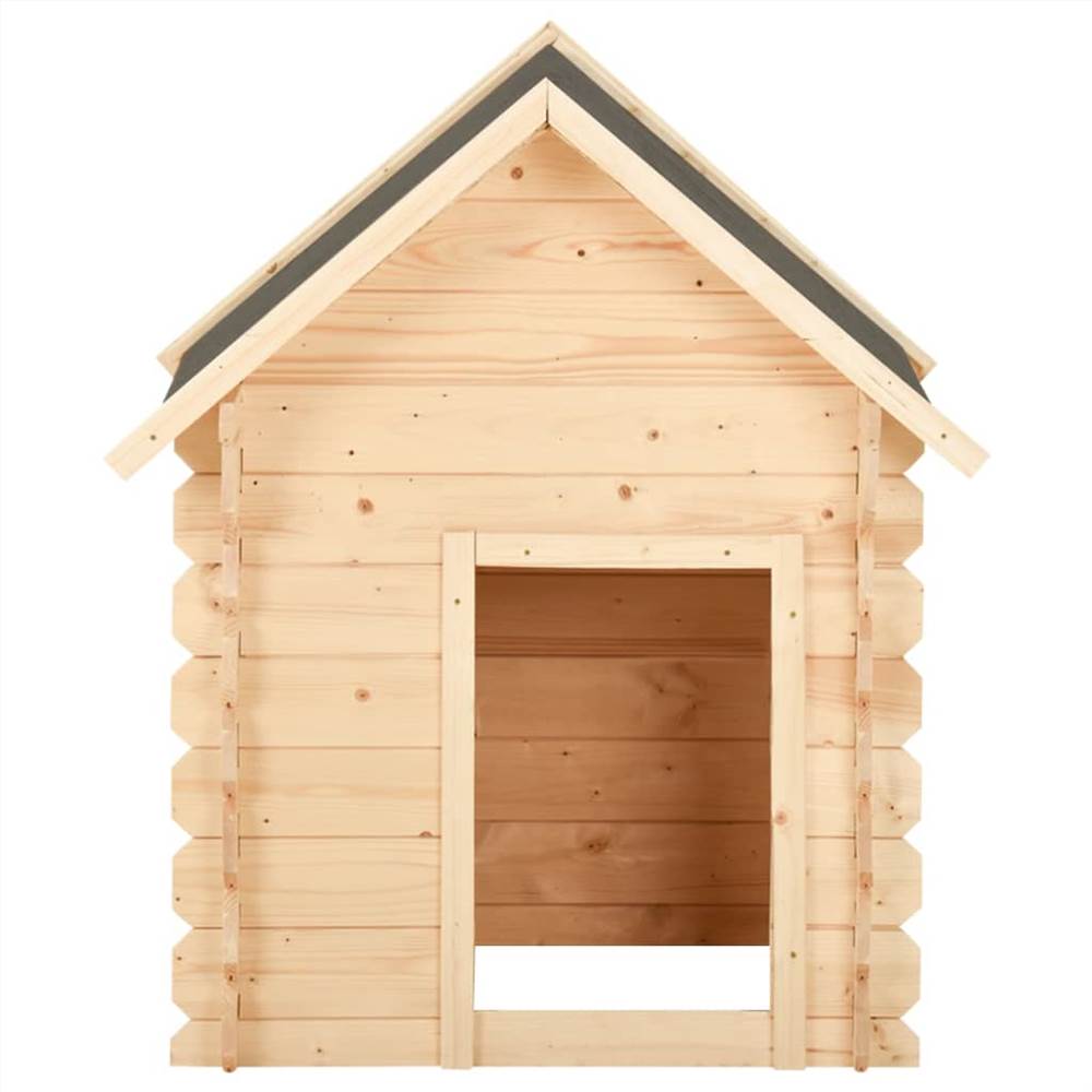 Dog House 125x80x100 cm Solid Pine Wood