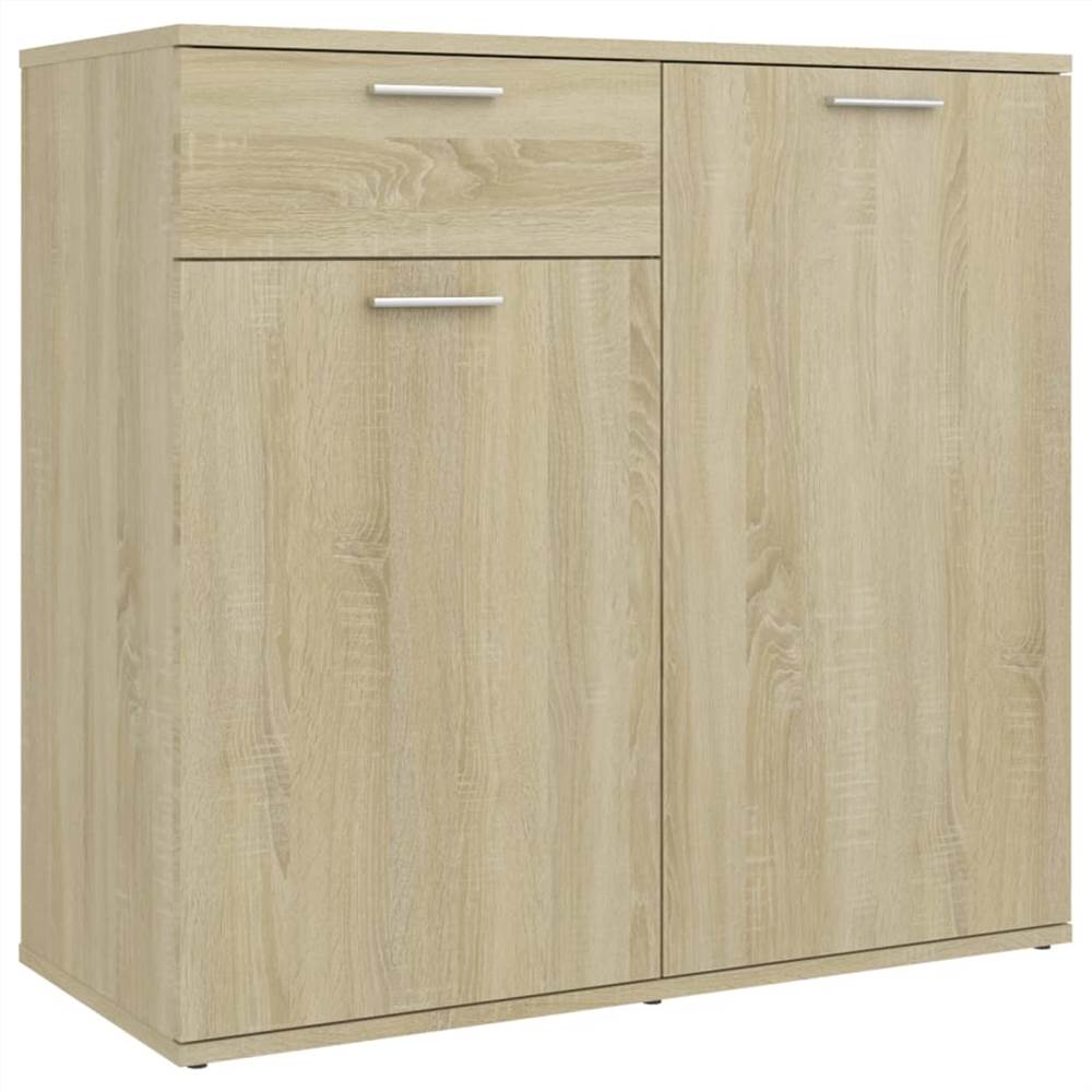 Sideboard Sonoma Oak 80x36x75 cm Chipboard