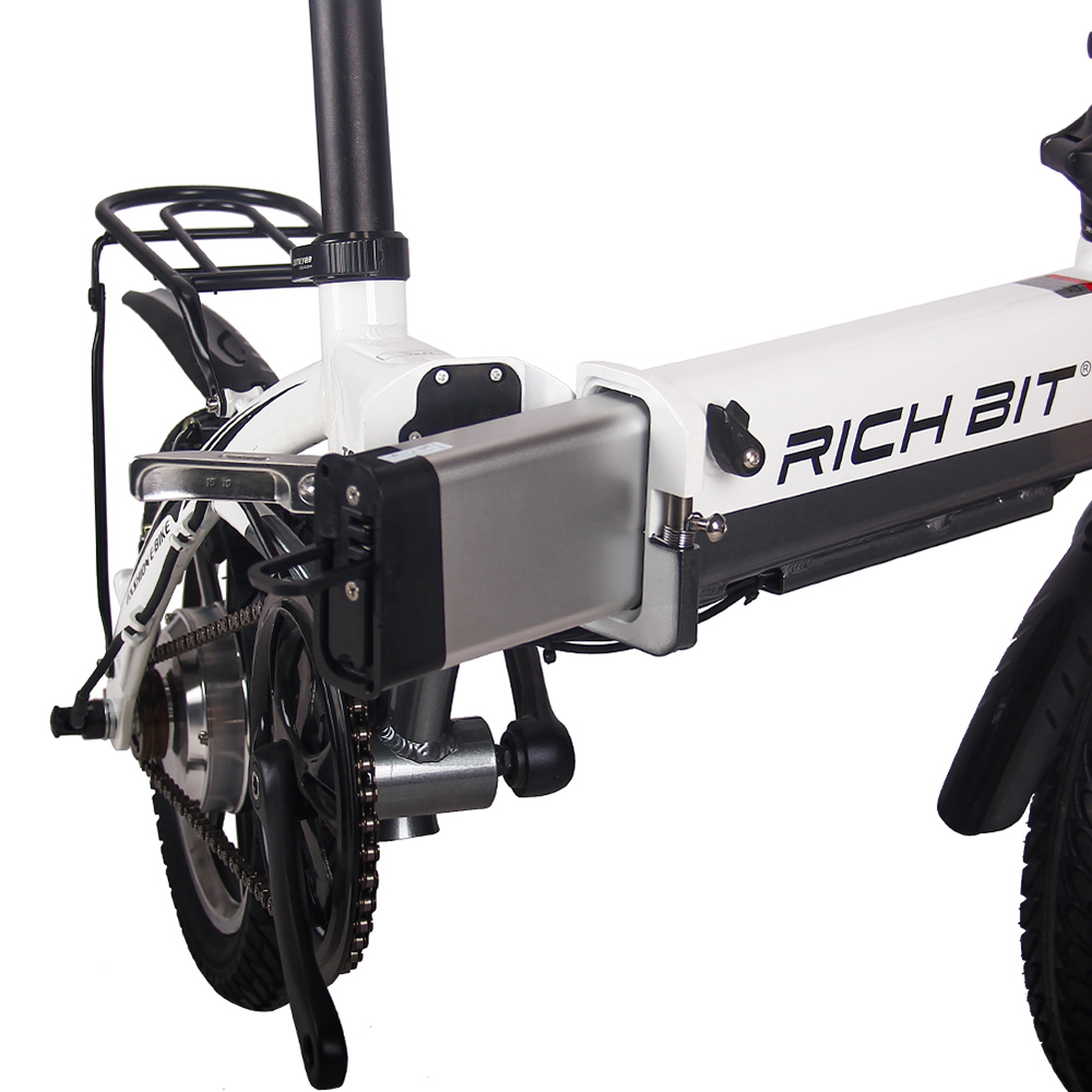 RICH BIT TOP-618 Electric City Folding Bike White
