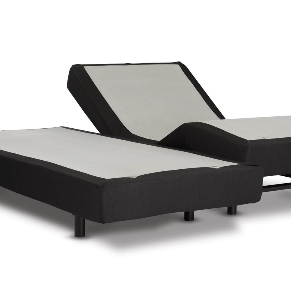 InMotion G94 Queen-Size Adjustable Split Bed Frame Base Black