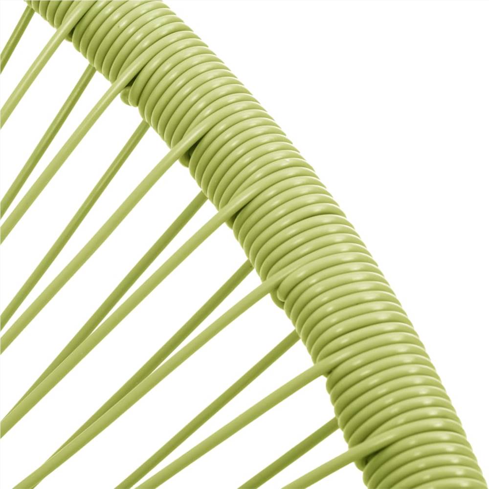 Garden Moon Chair Poly Rattan Green