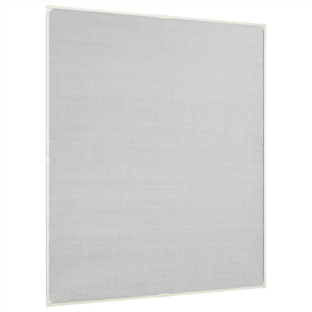 Magnetic Insect Screen for Windows White 130x150 cm Fibreglass