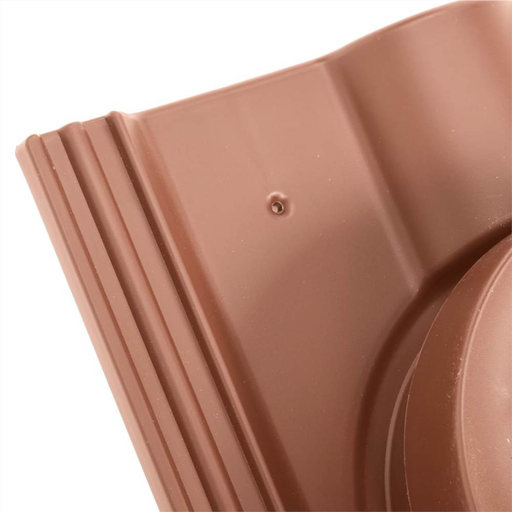 Solar Pass-through for Frankfurt Roof Tile Brick Red