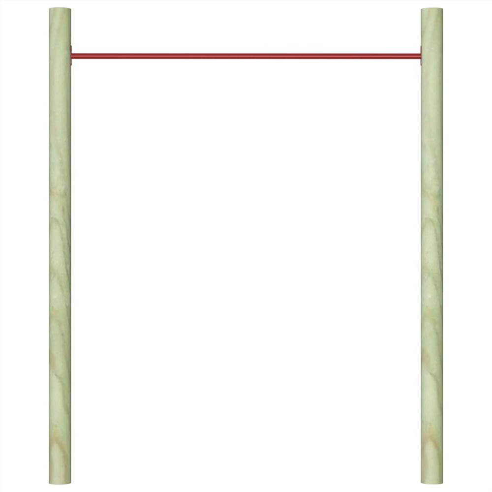 Turning Bar 125 cm Steel Red