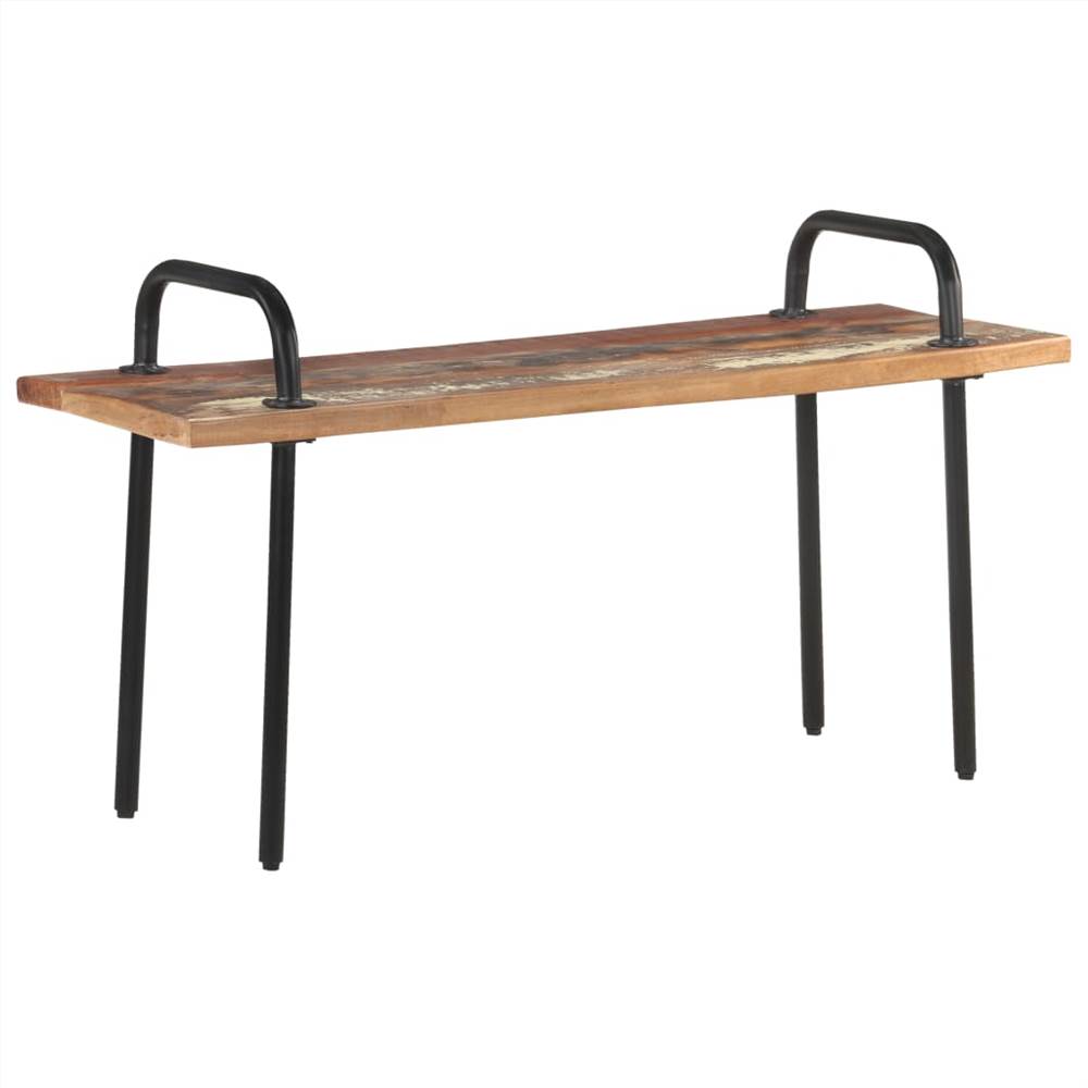 Bench 110 Cm Solid Reclaimed Wood Bench 110 Cm Solid Reclaimed Wood